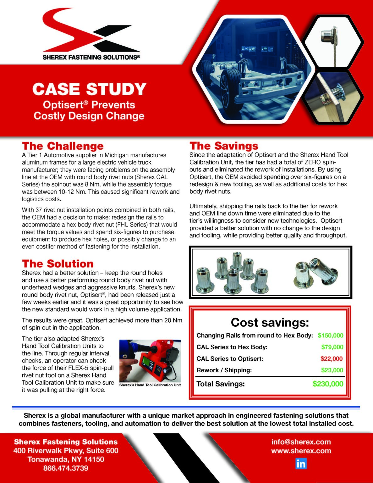 Optisert | High Performance Rivet Nut | Sherex Fastening Solutions