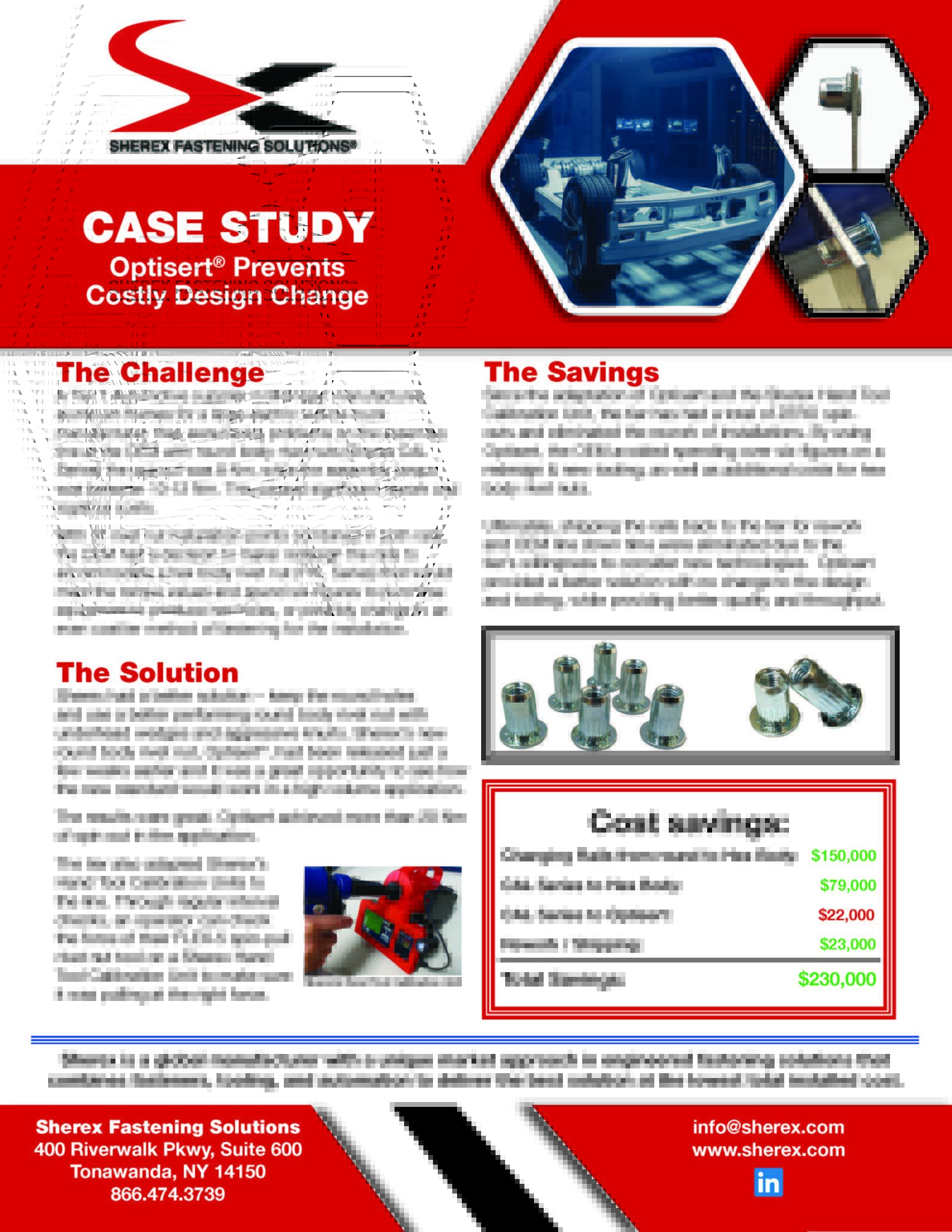 Optisert | High Performance Rivet Nut | Sherex Fastening Solutions