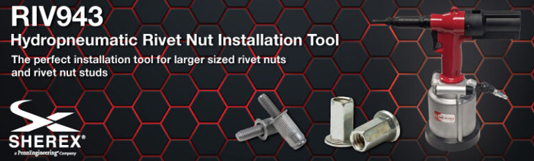 RIV943 - Rivet Nut Installation Tool for M4 to M12 and 8-32 to 1/2"-13 ...